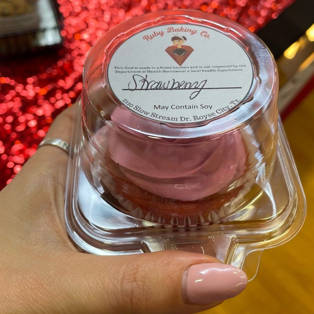 Strawberry Cupcake from Ruby Baking Co. - Vegan Product Reviews & Ratings | abillion