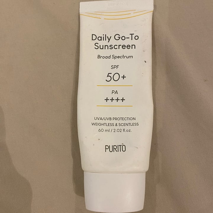 Purito Daily Go-to Sunscreen Spf 50+ Review | abillion