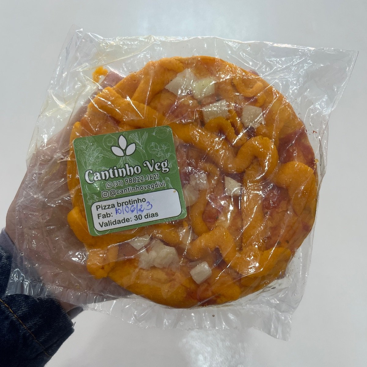 Pizza Brotinho De Palmito E Cheddar from Cantinho Veg - Vegan Product ...