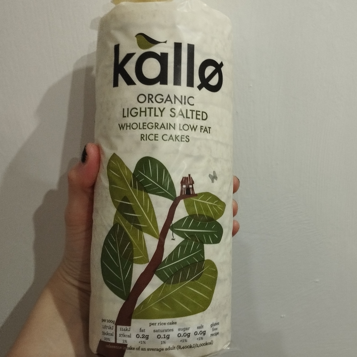 Kallo - Organic Lightly Salted Wholegrain Low Fat Rice Cakes Review ...