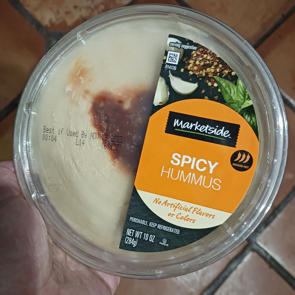 Spicy Hummus from Marketside - Vegan Product Reviews & Ratings | abillion