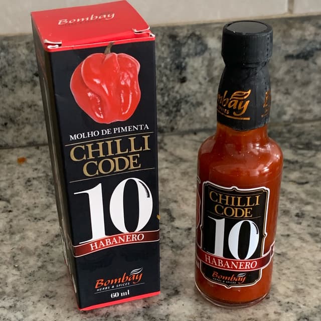 Chilli Code 10 Molho de Pimenta Habanero at Bombay - Review by @vimauro ...