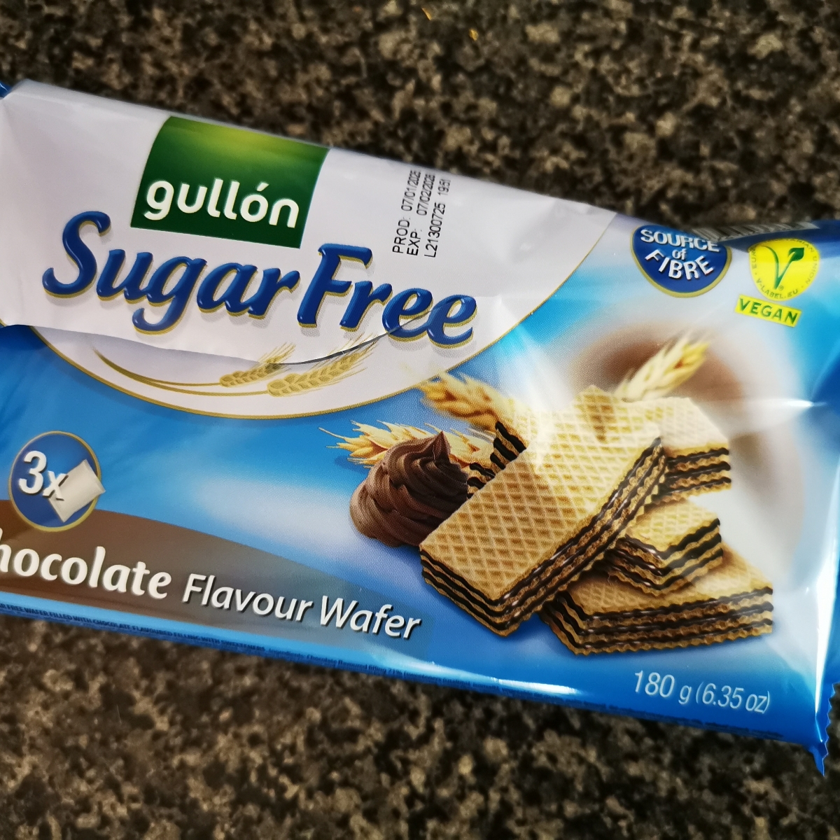 sugar free chocolate flavour wafer from Gullón - Vegan Product Reviews ...
