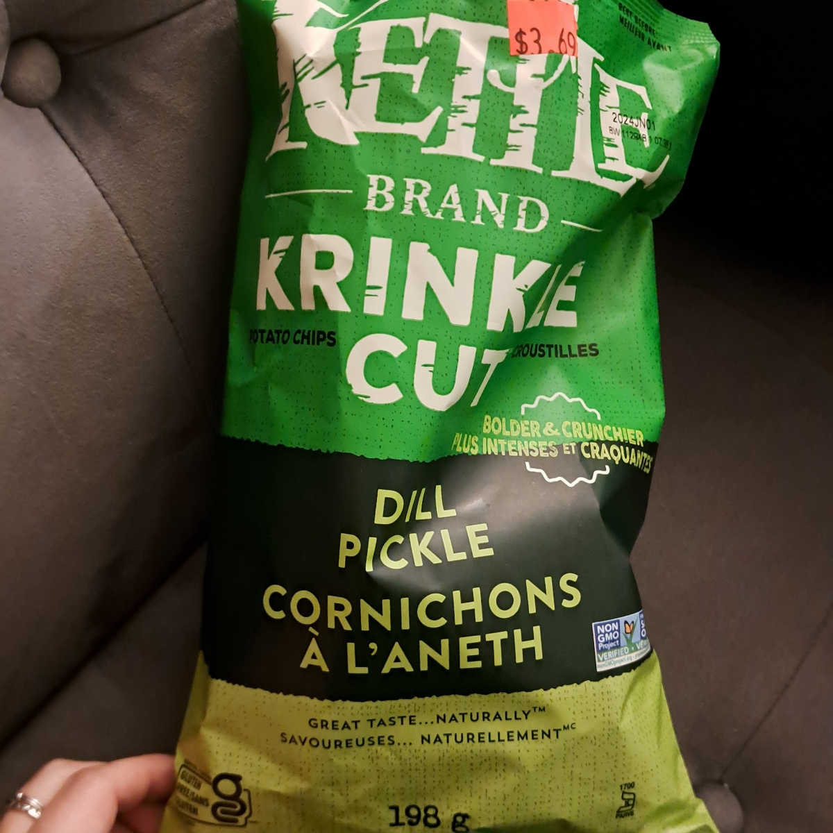 Kettle Brand Krinkle Cut Dill Pickle Reviews | abillion