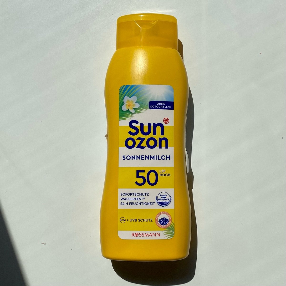 Sun Ozon Sonnenmilch 50 LSF Hoch from Rossman - Vegan Product Reviews ...