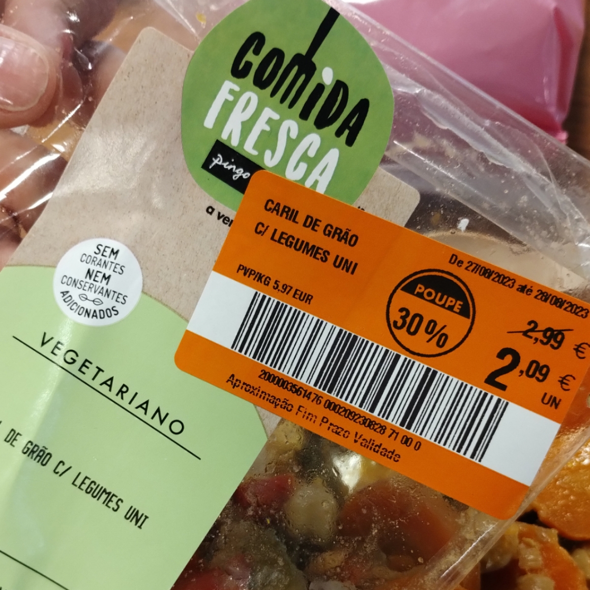 comida fresca from Pingo doce - Vegan Product Reviews & Ratings | abillion