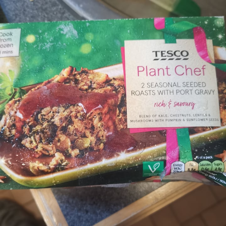 Tesco Plant Chef Seasonal seeded roasts Review | abillion
