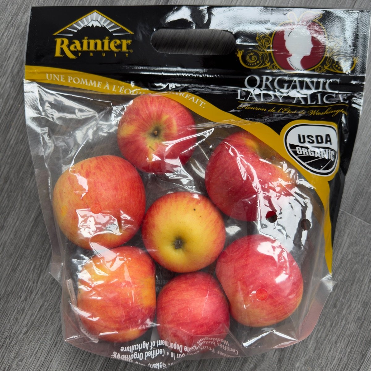 Organic Lady Alice Apples from Rainier - Vegan Product Reviews ...