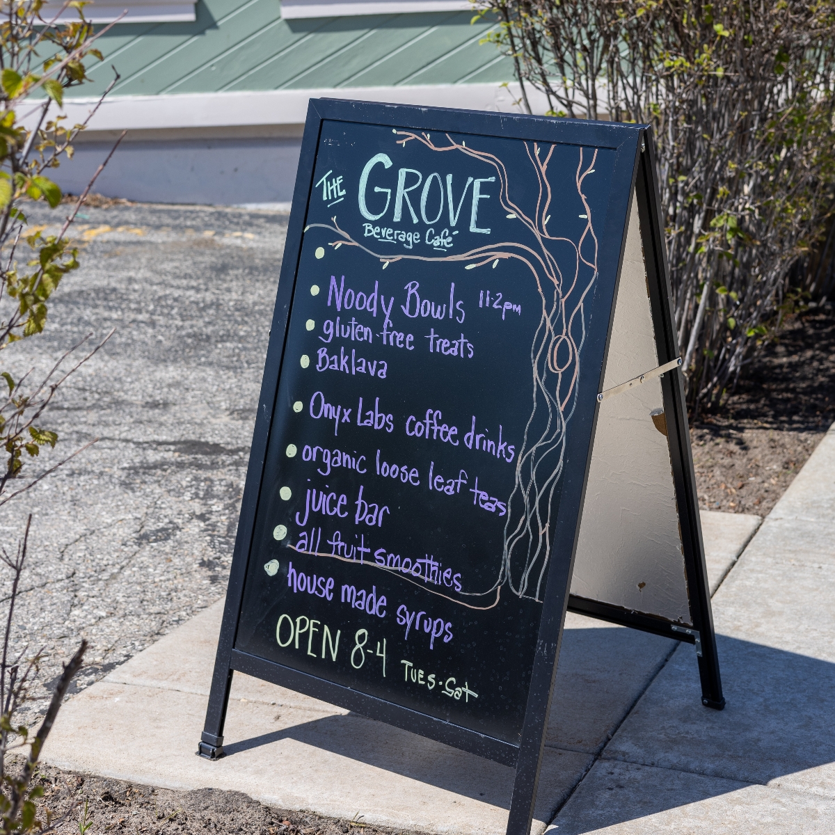 Vanilla Chai w Oat Milk at The Grove Beverage Café, Petoskey - Vegan ...