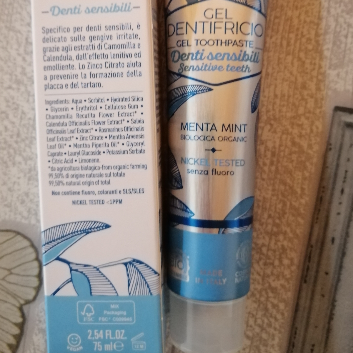 Gel dentifricio denti sensibili from Officina naturae - Vegan Product ...