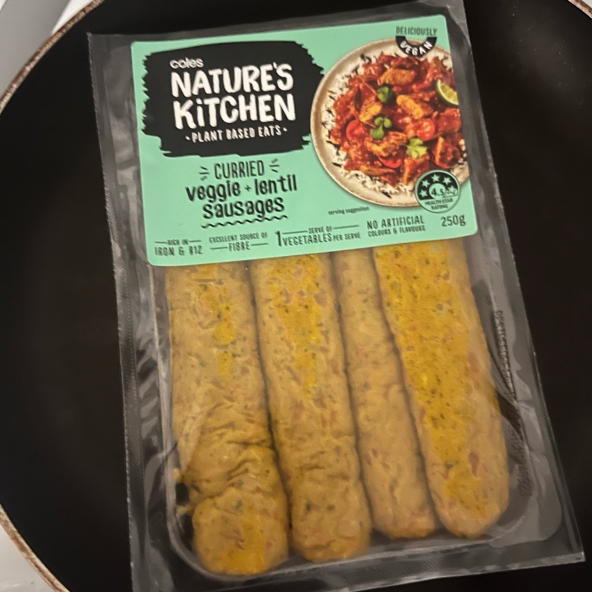 Reseñas de Curried Veggie And Lentil Sausages por Coles Nature's Kitchen | abillion