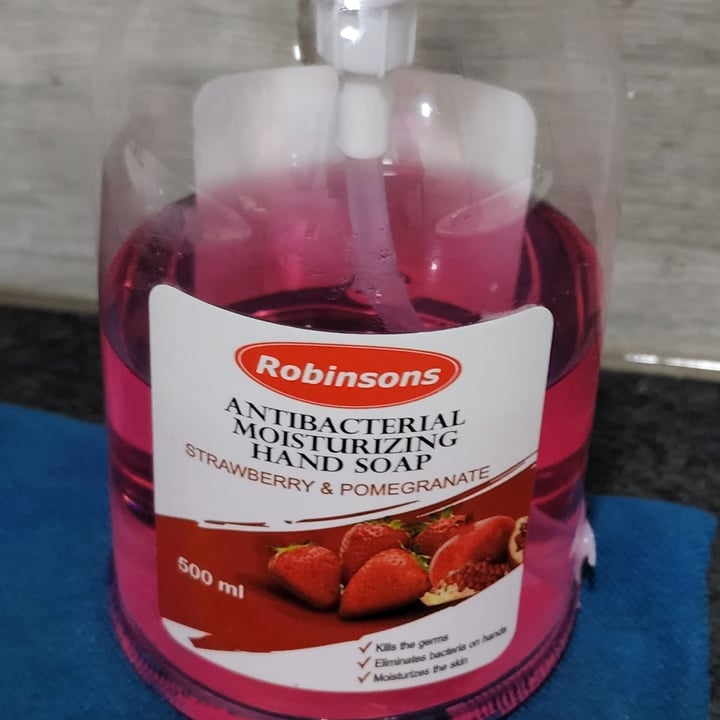 Robinsons Natural Antibacterial Moisturizing Hand Soap Strawberry ...