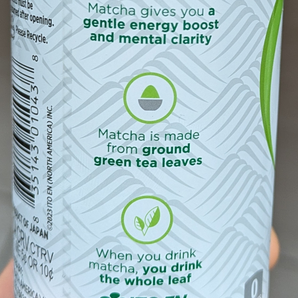 unsweetened Japanese matcha plus green tea from Ito En - Vegan Product ...