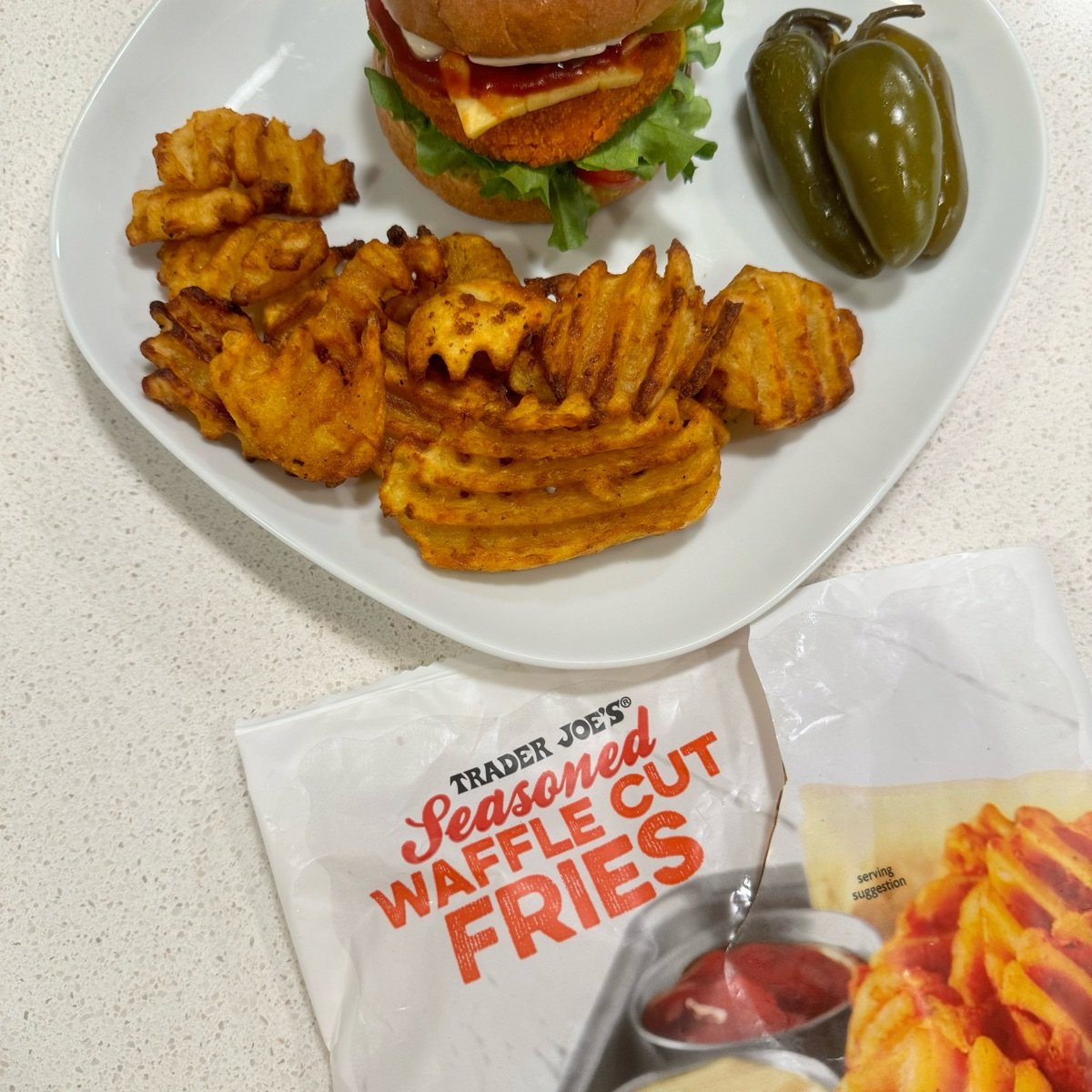 Seasoned Waffle Cut Fries from Trader Joe's - Vegan Product Reviews ...