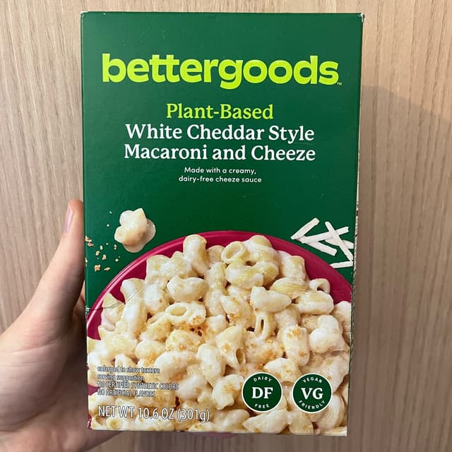 Plant-Based White Cheddar Style Macaroni And Cheeze from Bettergoods ...