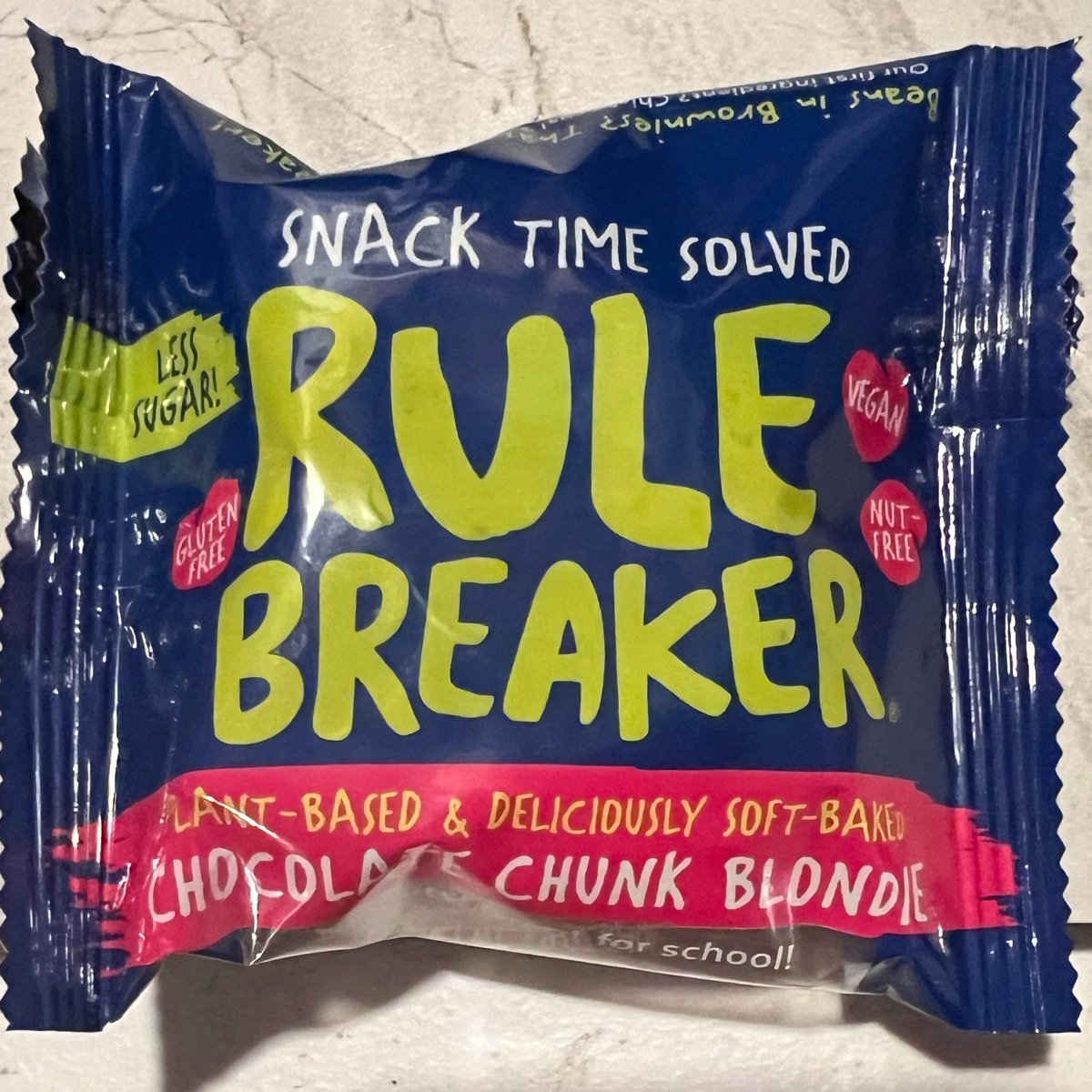 Chocolate Chunk Blondie from Rule Breaker Snacks - Vegan Product ...