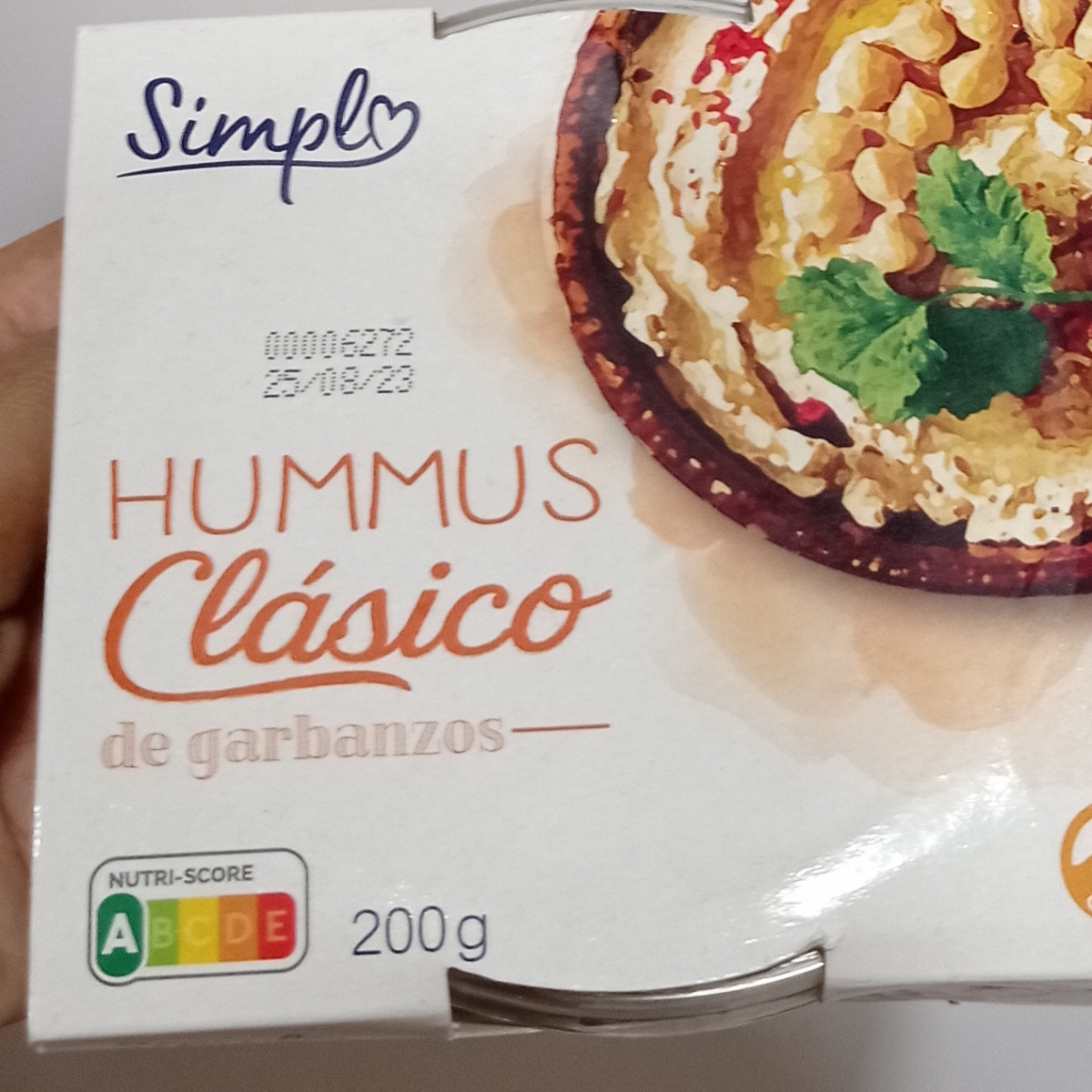 hummus clasico from Simply... - Vegan Product Reviews & Ratings | abillion