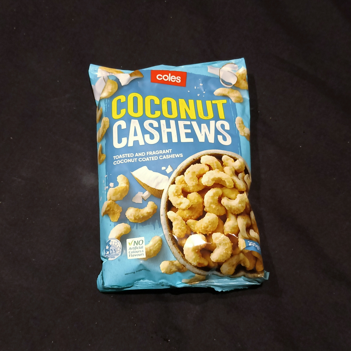 Coconut Cashews from Coles - Vegan Product Reviews & Ratings | abillion