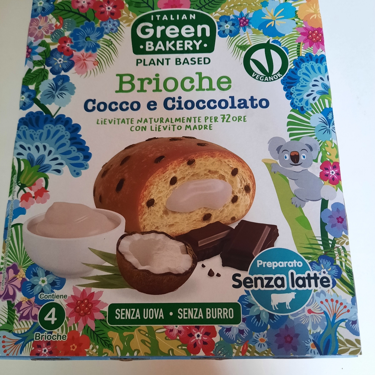 Brioche Cocco e Cioccolato from italian green bakery - Vegan Product ...