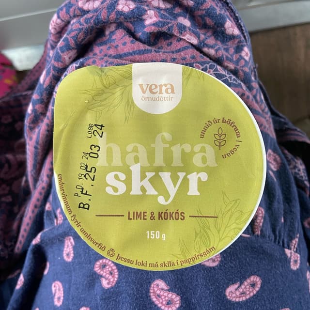 Hafra Skyr Lime & Kókós from Vera örnudóttir - Vegan Product Reviews ...