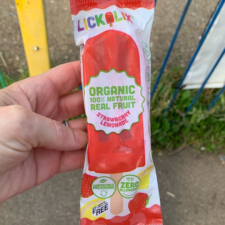 lickalix strawberry lemonade ice lolly Review | abillion