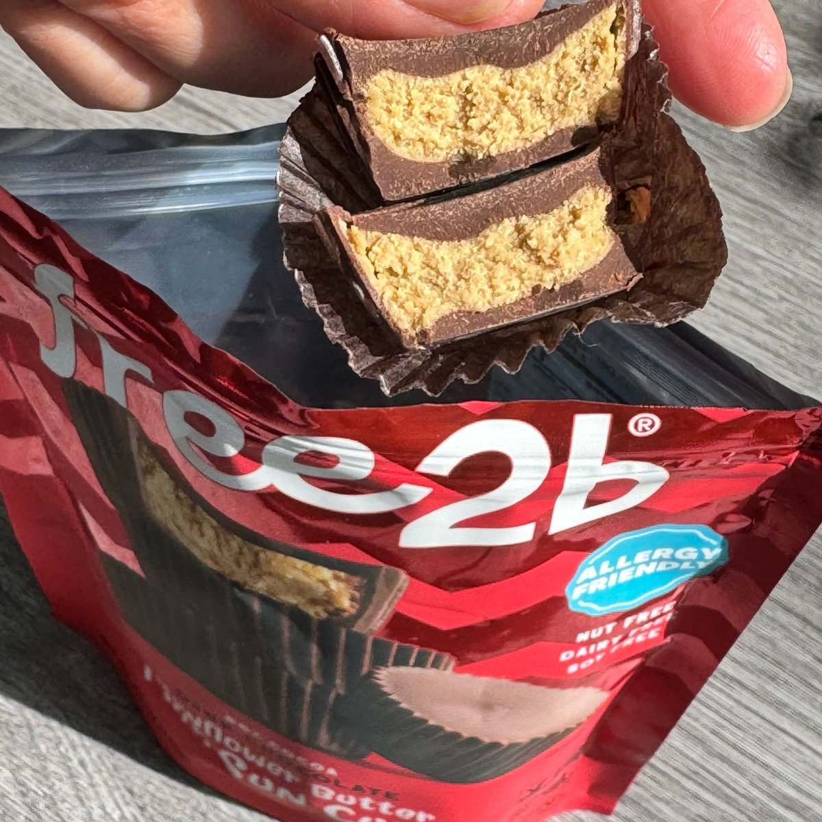 Dark Chocolate Sunflower Butter Mini Cups from Free2b Foods - Vegan ...