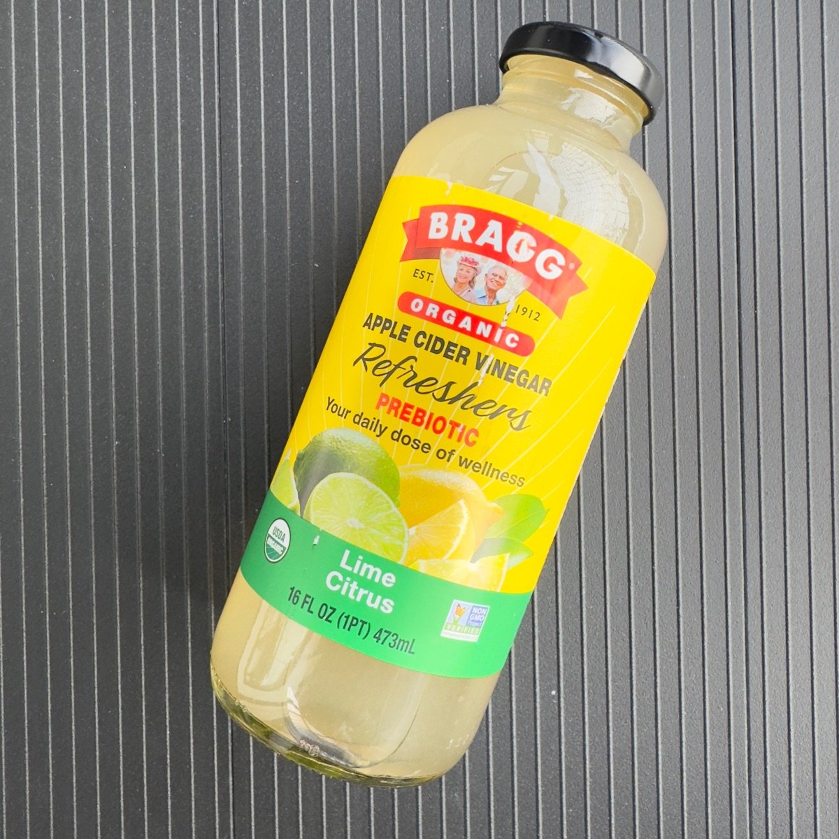Organic Apple Cider Vinegar Prebiotic Refreshers Lime Citrus from Bragg ...