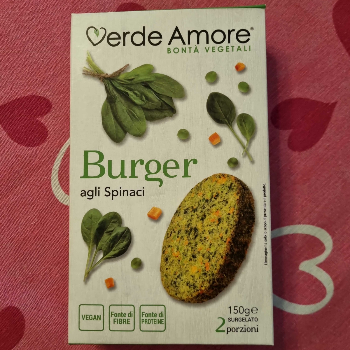 Burger agli spinaci from Verde Amore - Vegan Product Reviews & Ratings ...