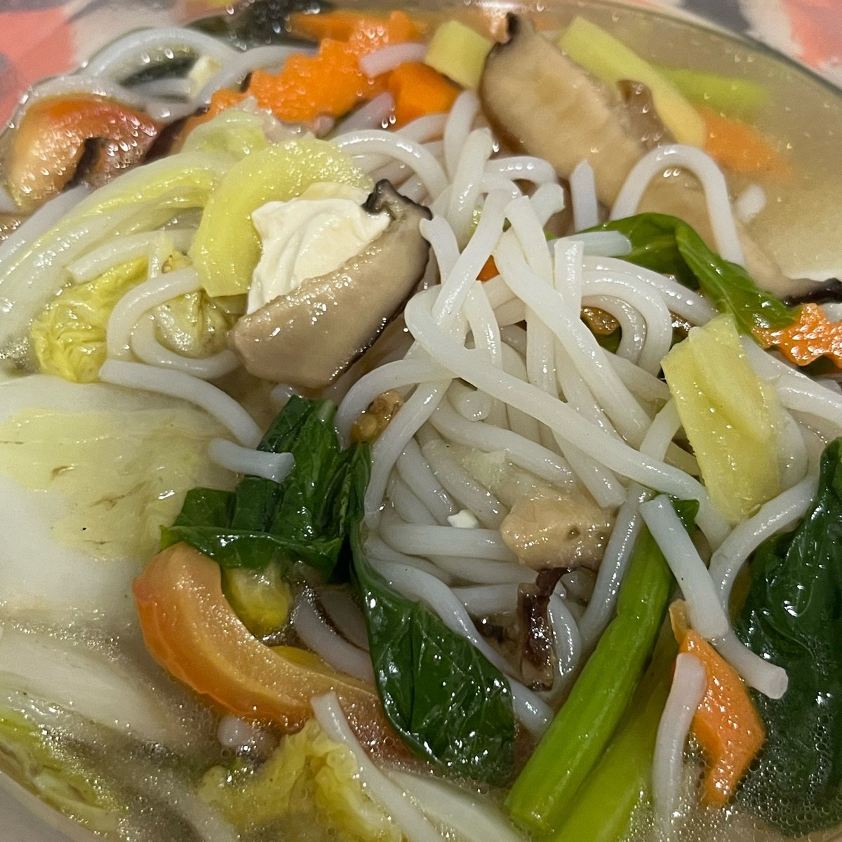 sliced fish bee hoon at Divine Vegetarian Family Restaurant, Singapore ...