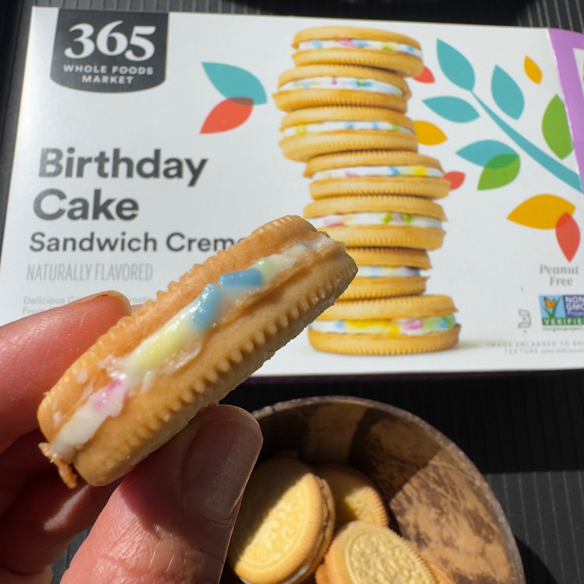 Birthday Cake Sandwich Cremes from 365 Whole Foods Market - Vegan ...