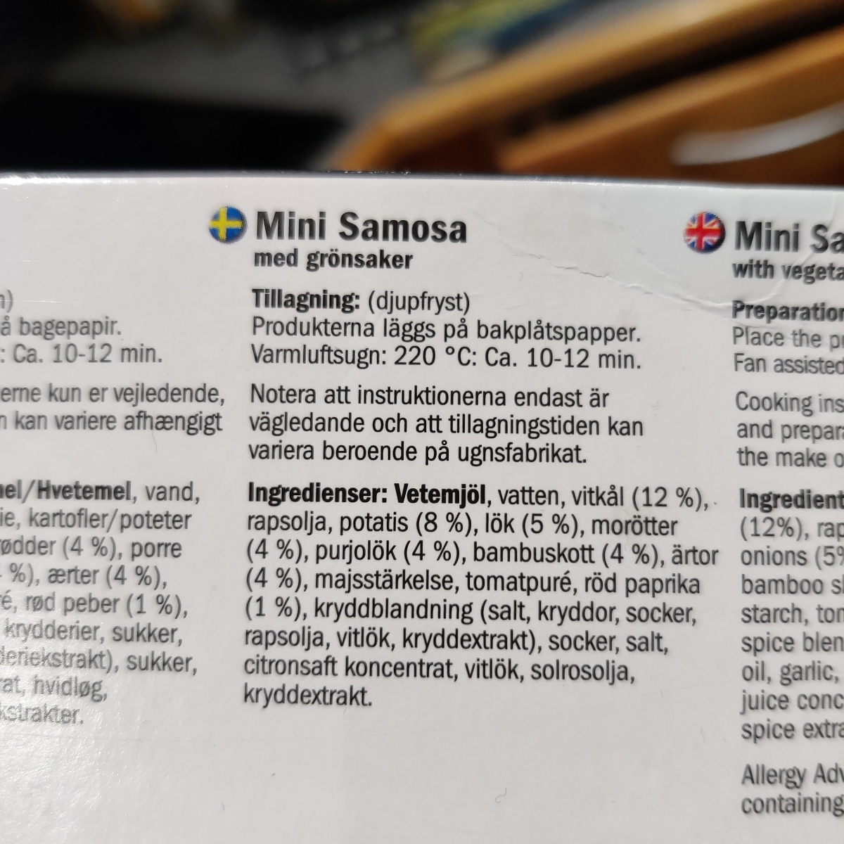 mini samosa curry style vegetables from Daloon - Vegan Product Reviews ...