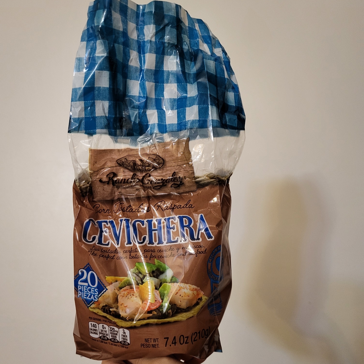 corn tostadas raspada from Rancho Gonzalez - Vegan Product Reviews ...