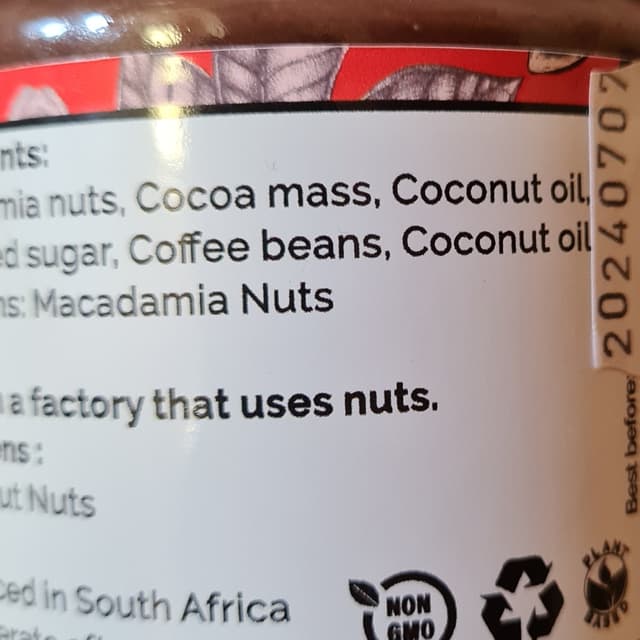 Ethical Eats Macadamia, Espresso & Chocolate Spread Reviews | abillion