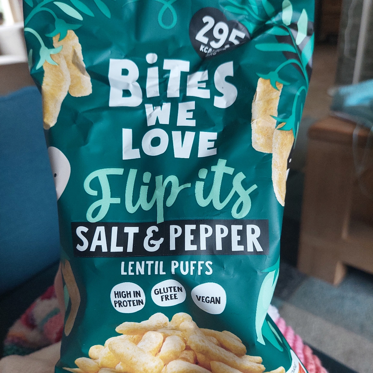 salt & peper lentil puffs from Bites We Love - Vegan Product Reviews ...