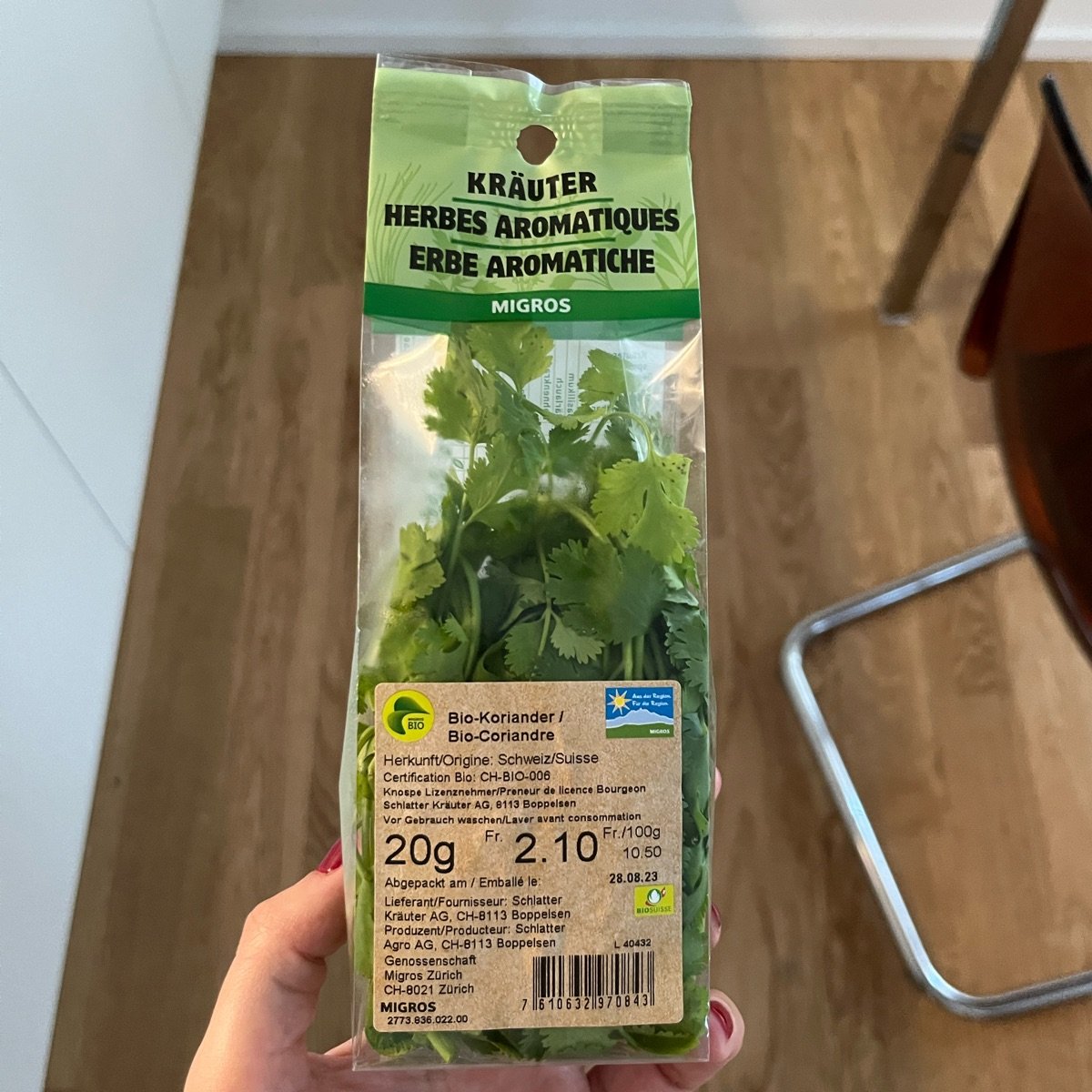 Bio-Koriander from Migros Bio - Vegan Product Reviews & Ratings | abillion