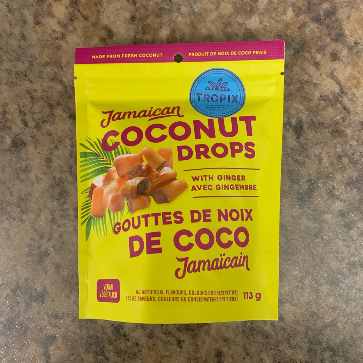 Jamaican Coconut Drops With Ginger from Tropix - Vegan Product Reviews ...