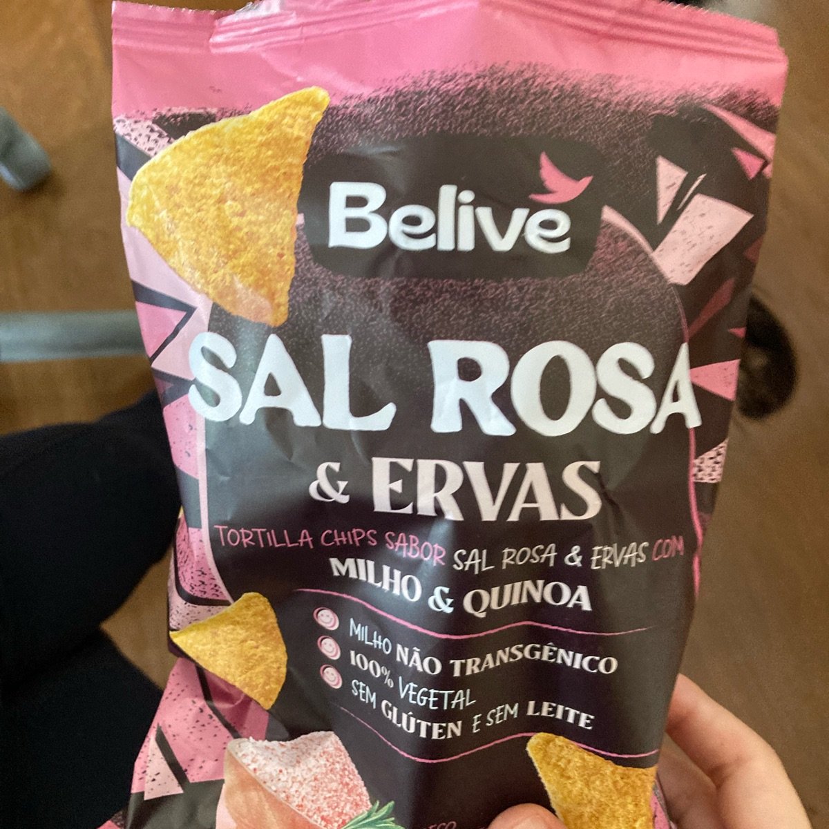 Tortilla Chips Sabor Sal Rosa E Ervas from Belive - Vegan Product ...