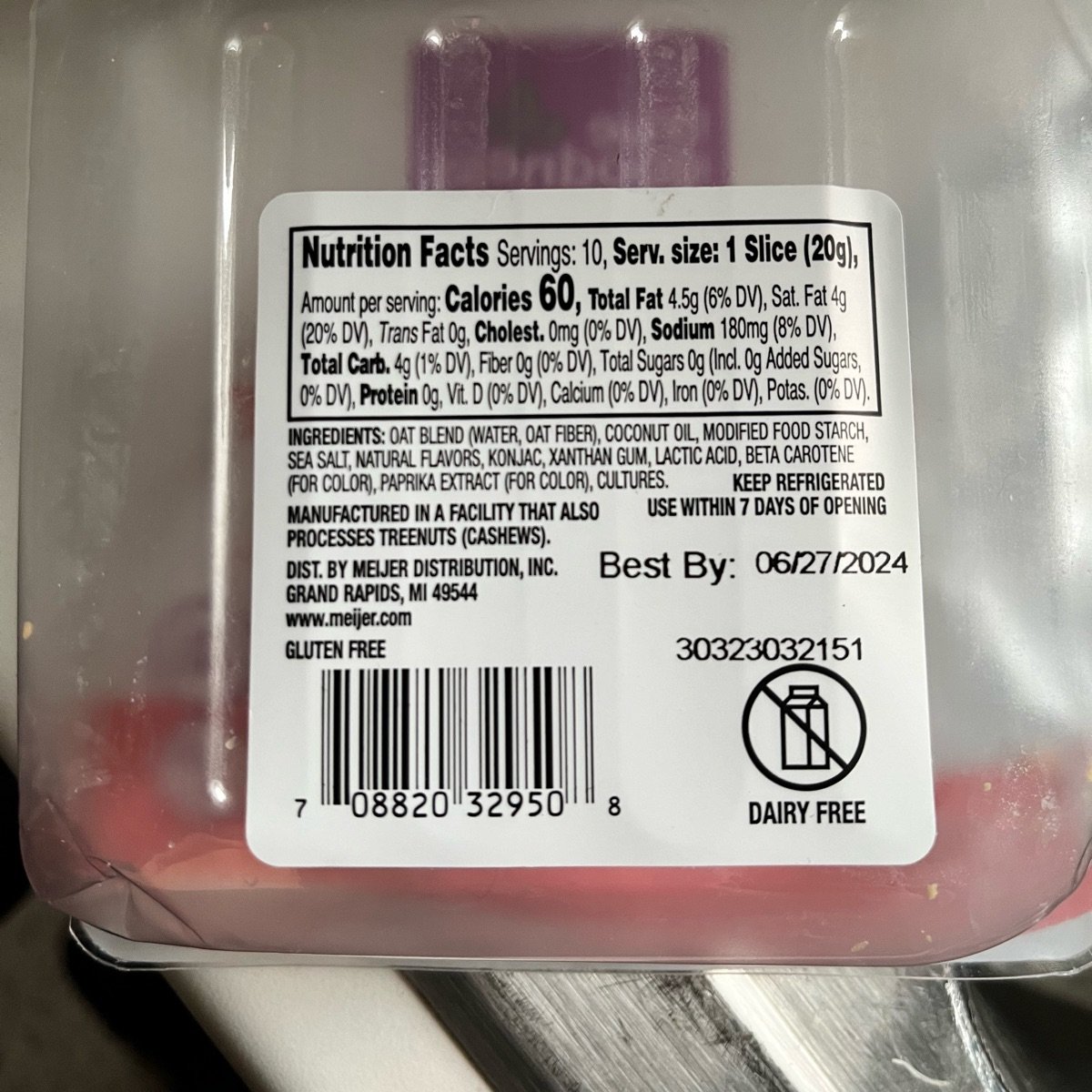 Sharp Cheddar Style Slices from True goodness - Vegan Product Reviews ...