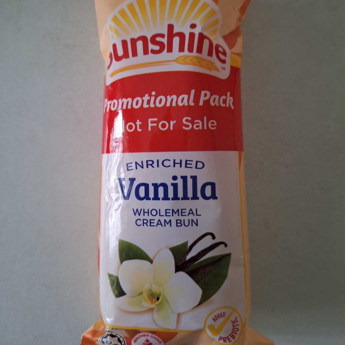 vanilla wholemeal cream bun from Sunshine Bakeries - Vegan Product ...