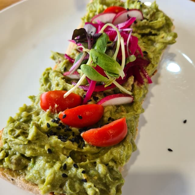Loaded Smashed Avo Sandwich at Kaylee's Eatery - Vegan Dish Reviews ...
