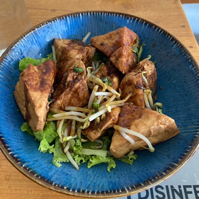 Tahu Mercon at GreenSmoothie factory, Medan - Vegan Dish Reviews ...