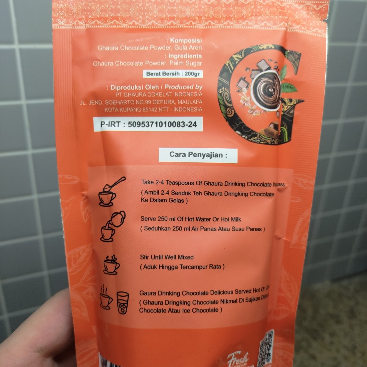 Ghaura Dark Chocolate with Palm Sugar from Ghaura - Vegan Product ...