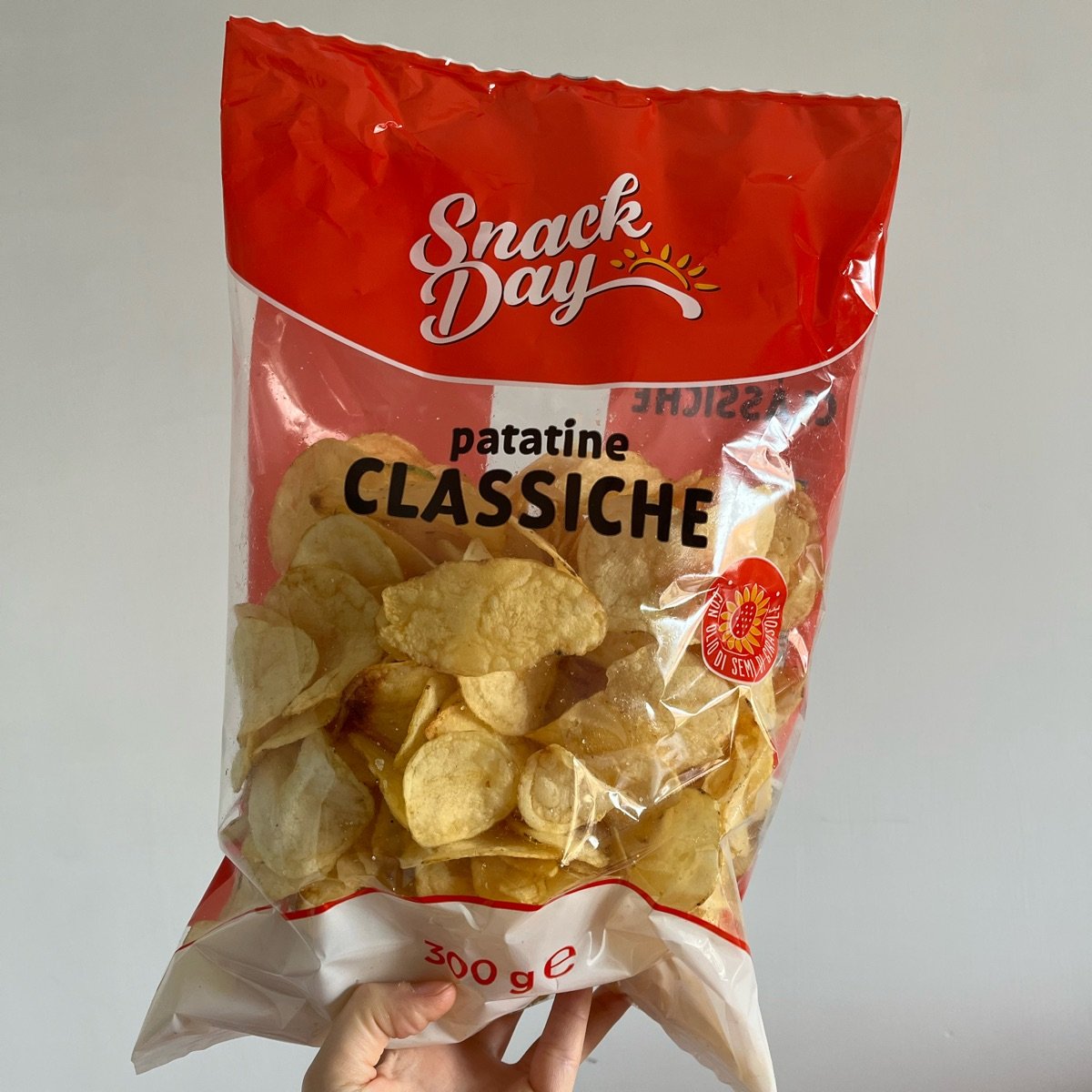 patatine classiche 300g from Snack Day - Vegan Product Reviews ...