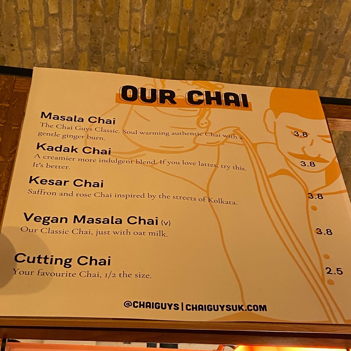 vegan masala chai at Chai Guys - Covent Garden, London - Vegan Dish ...