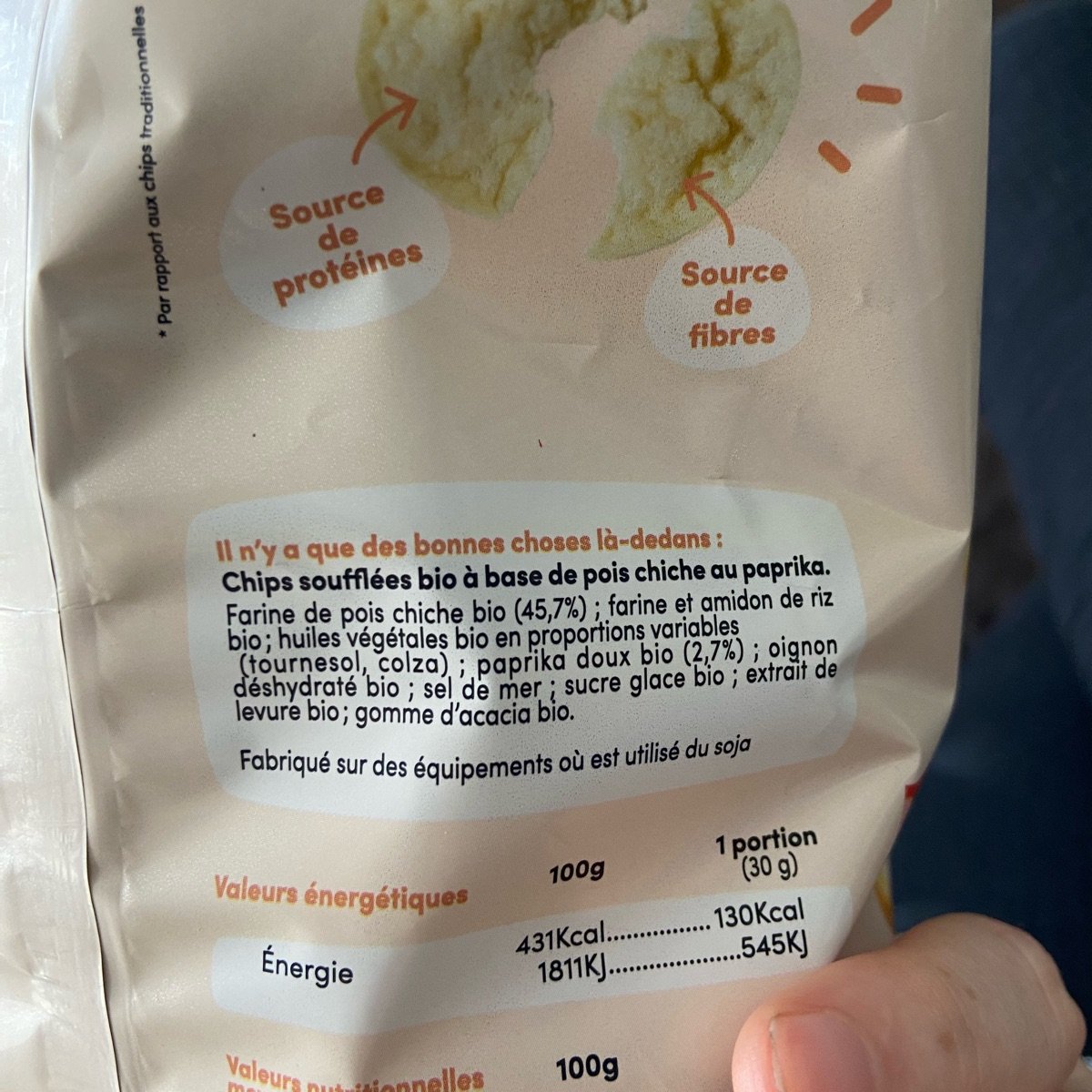 Chips Poppées - Paprika from Papa chiche - Vegan Product Reviews ...