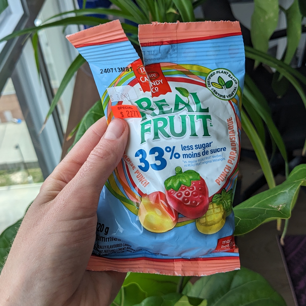 Real Fruit Plant Based Gummies 33% Less Sugar - Paradise Punch from ...