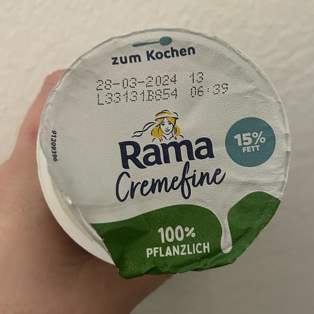 Crema 15% from Rama - Vegan Product Reviews & Ratings | abillion