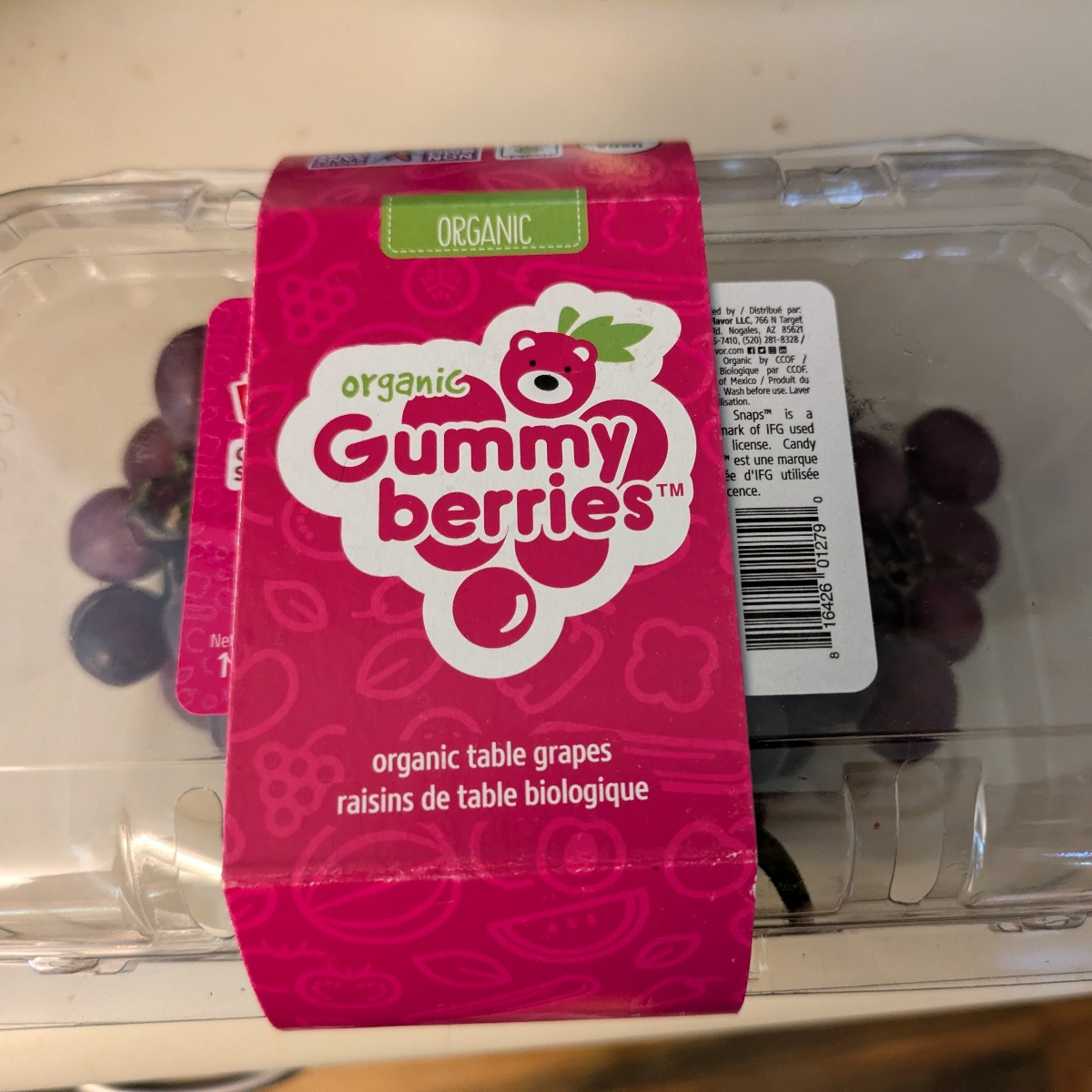 Organic Gummy Berries Table Grapes from Divine Flavor - Vegan Product ...