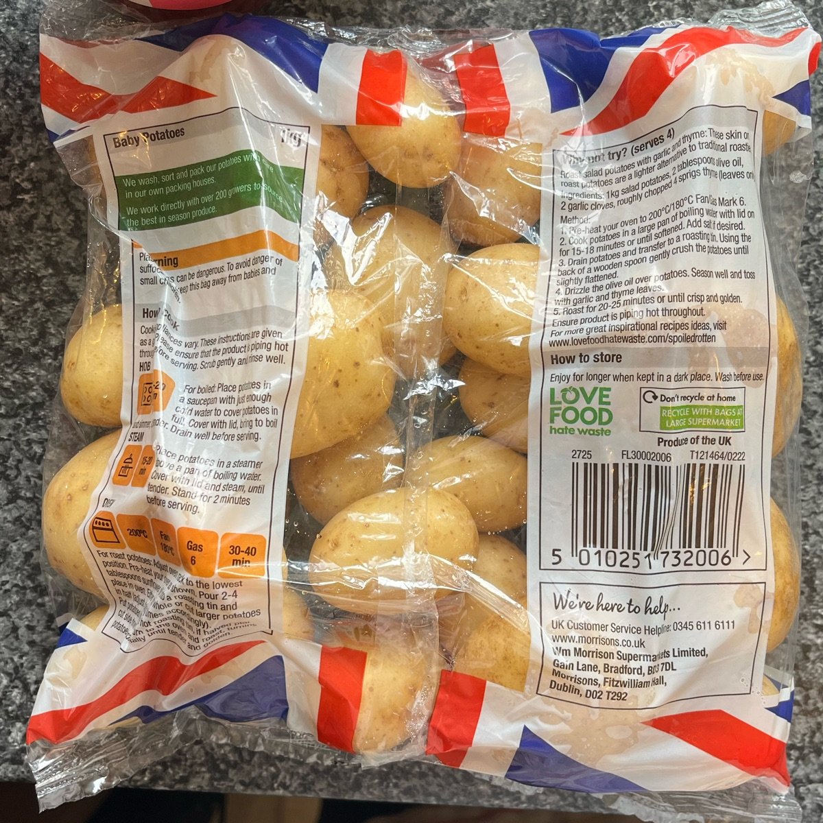 Baby Potatoes from Morrisons - Vegan Product Reviews & Ratings | abillion