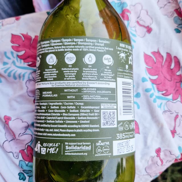 Strength and shield shampoo from Nature Box Beauty - Vegan Product ...